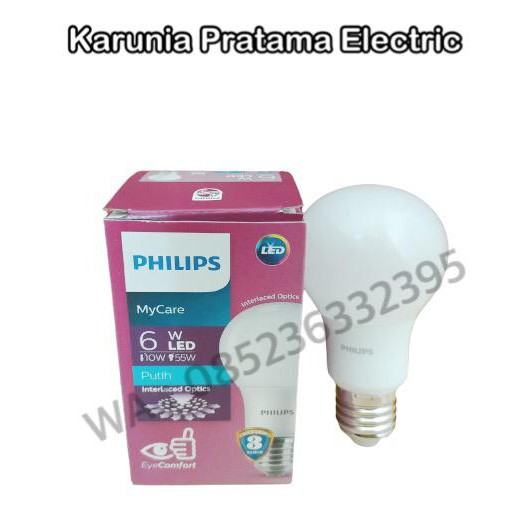 Jual PHILIPS Lampu LED 6 watt | Shopee Indonesia