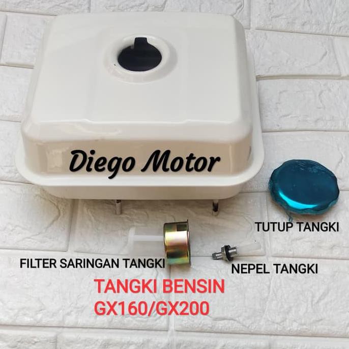 Jual Fuel Tank Tangki Bensin Komplit Mesin Penggerak Tipe Gx160 Gx200 ...