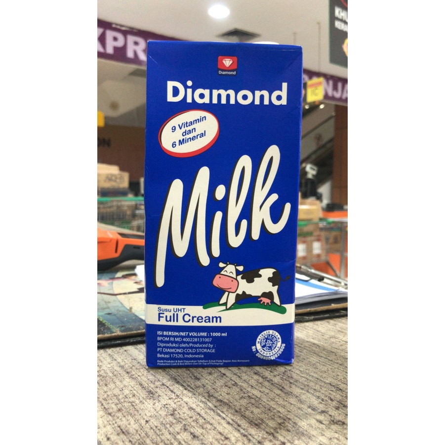 Jual DIAMOND MILK FULL CREAM 1L | Shopee Indonesia