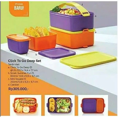 Jual Tupperware CTG DEEP SET | Shopee Indonesia