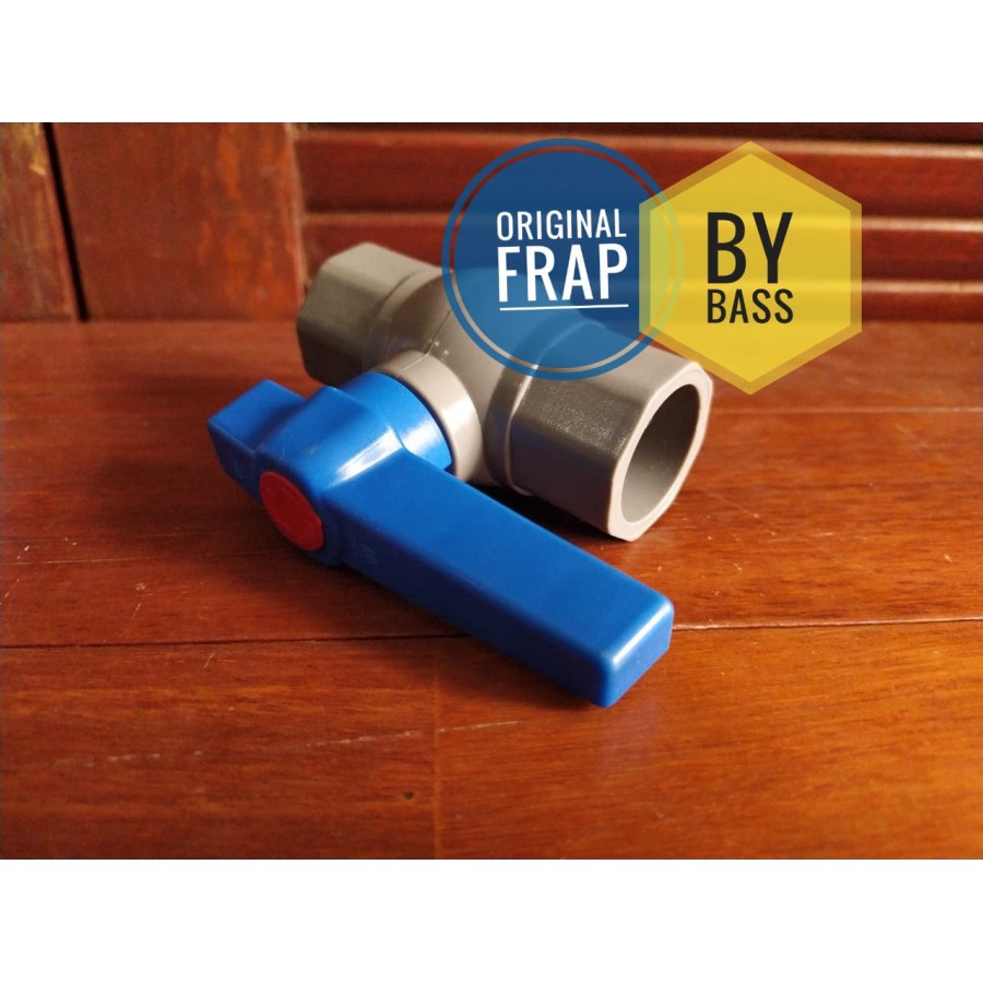 Jual Ball Valve PVC FRAP 1/2" inch Stop Kran Stop Valve PVC Frap ...