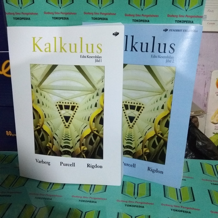 Jual standar ori Kalkulus Jilid 1 dan 2 Edisi 9 - Varberg Purcell ...