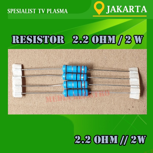 Jual RESISTOR 2.2ohm 2 WATT // 2.2 OHM 2WATT // 2,2OHM 2 WATT | Shopee ...
