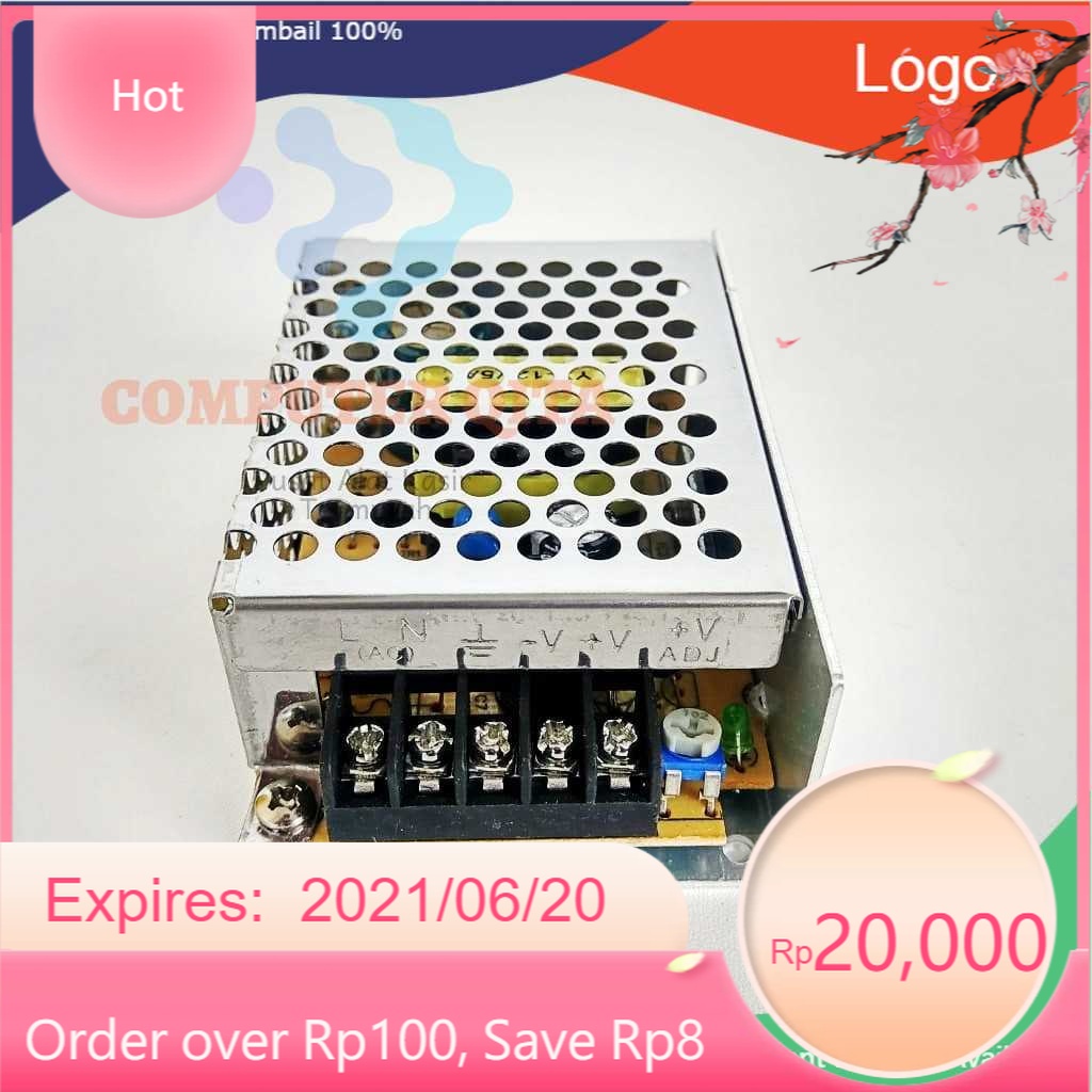 Jual Power Supply CCTV / Adaptor Jaring 12 Volt 5 Ampere/12V 5A CCTV | Shopee Indonesia