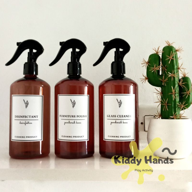 Jual AMBER SPRAY Botol Refill Aesthetic Cleaning Semprotan (Label ...