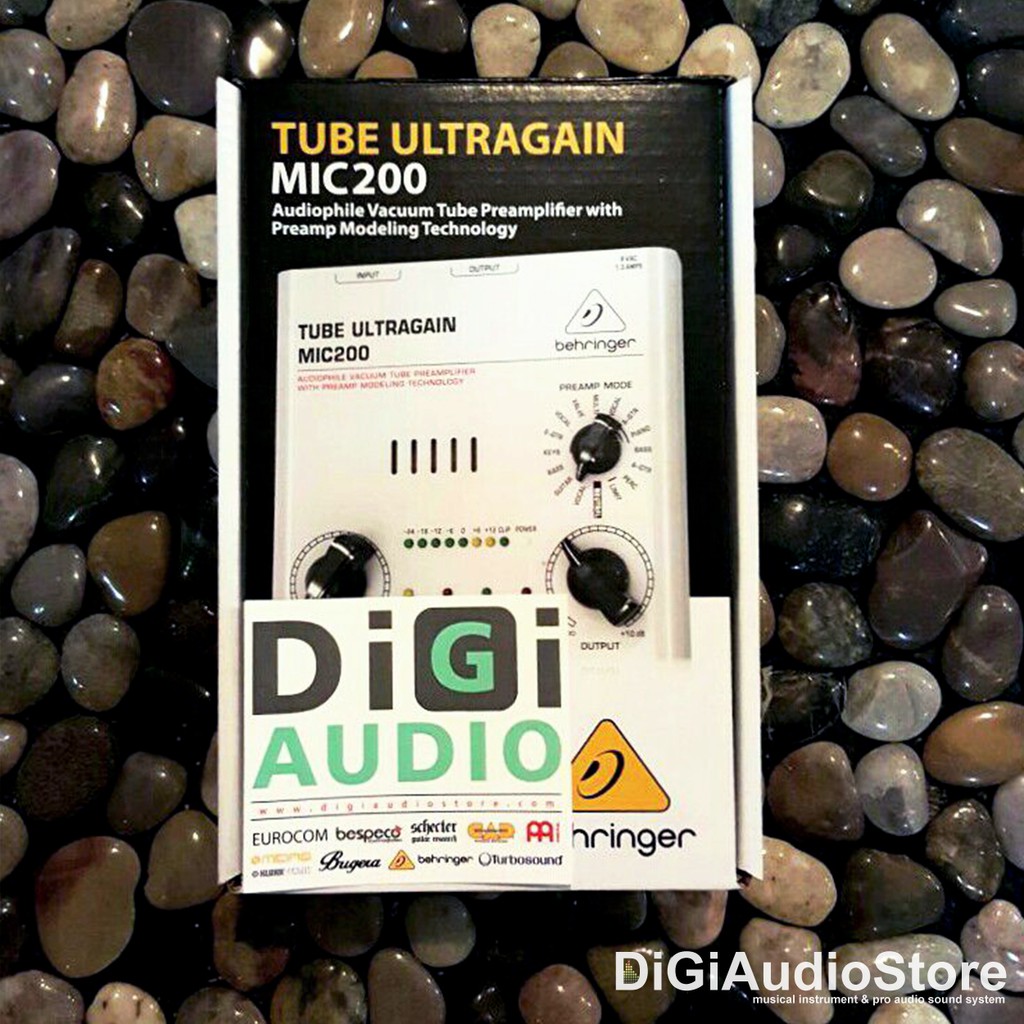 Jual BEHRINGER TUBE ULTRAGAIN MIC200 [ MIC 200 ] Microphone ...