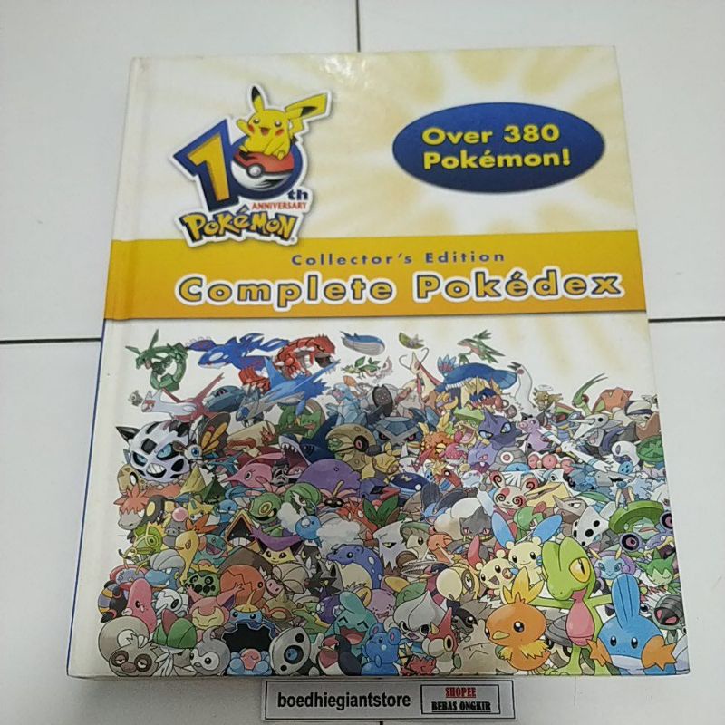Jual 10th anniversary pokemon collector's edition complete pokedex, TS ...