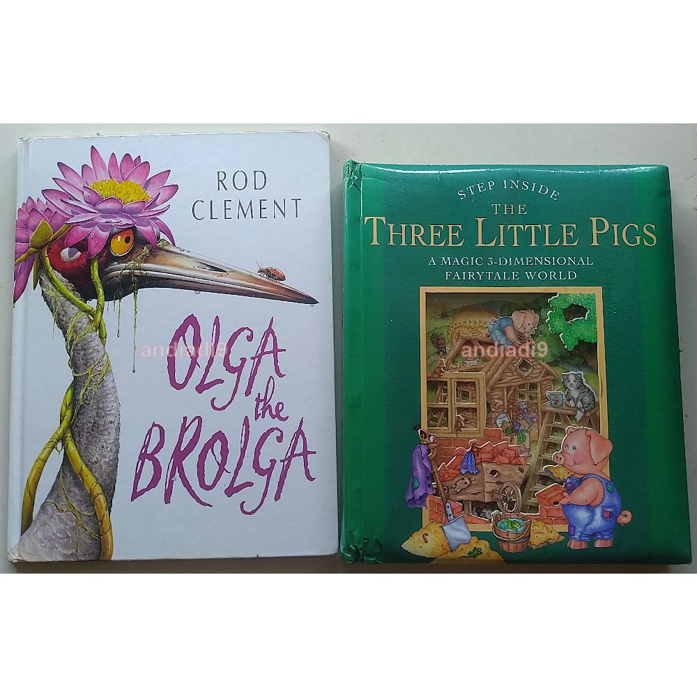 Jual OLGA THE BROLGA ROD CLEMENT THE THREE LITTLE PIGS 3 DIMENSIONAL ...