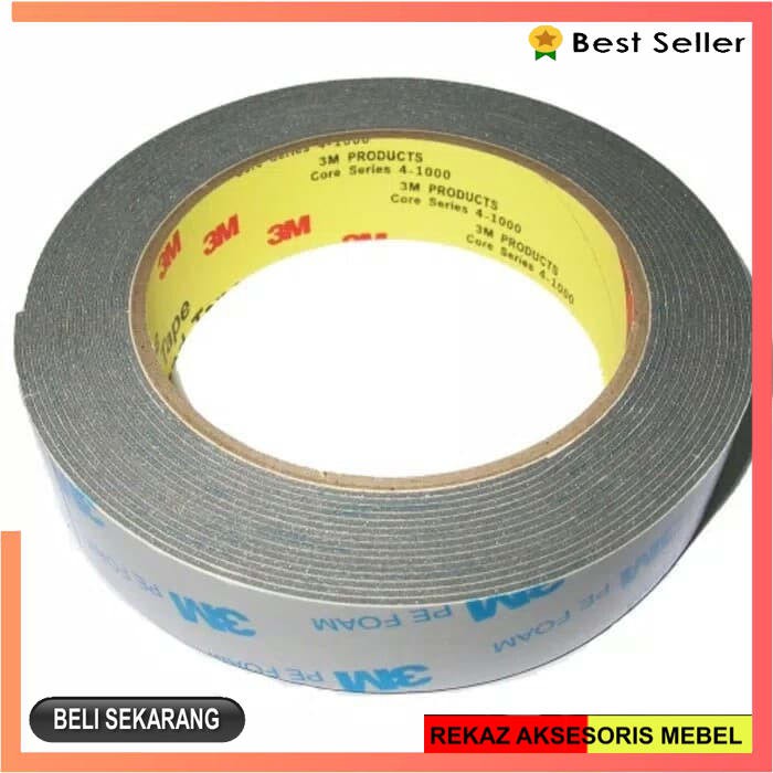 Jual SOLASI DOUBLE TAPE FOAM 3M / ISOLASI DOBEL TAPE SPOON BUSA 3M ...