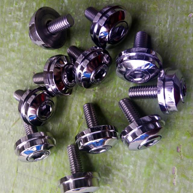 Jual Monel Ring 10 tipis + baut L6x16mm | Shopee Indonesia