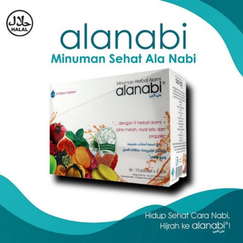 Jual Alanabi Original Minuman Herbal Alami At Tibbun Nabawi isi 3 Saset ...