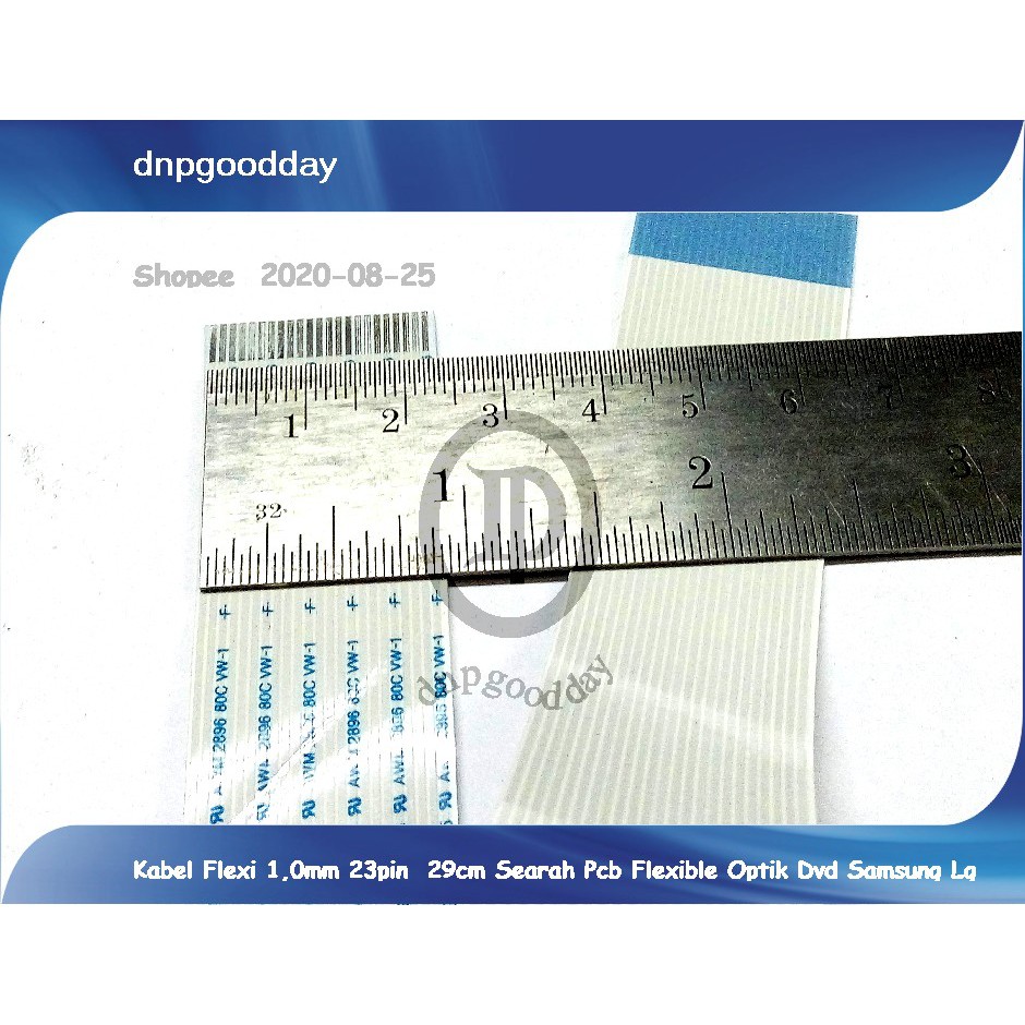 Jual Kabel Flexi 1,0mm 23pin 29cm Searah Pcb Flexible Optik Dvd Samsung ...
