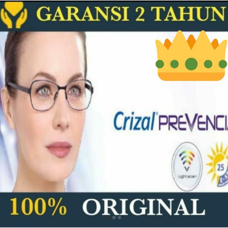 Jual lensa Essilor crizal prevencia FSV super 1.56 original | Shopee ...