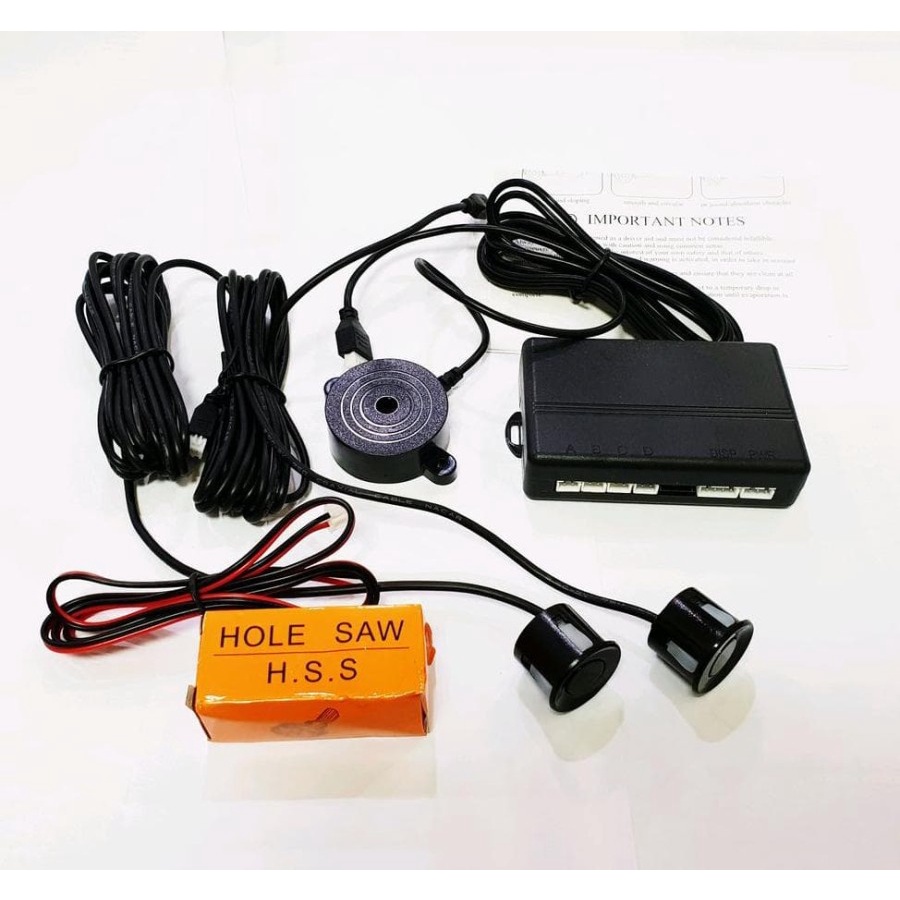 Jual Sensor Parkir Mobil Sensor Mundur Mobil 2 Titik Bunyi Beep Blue ...
