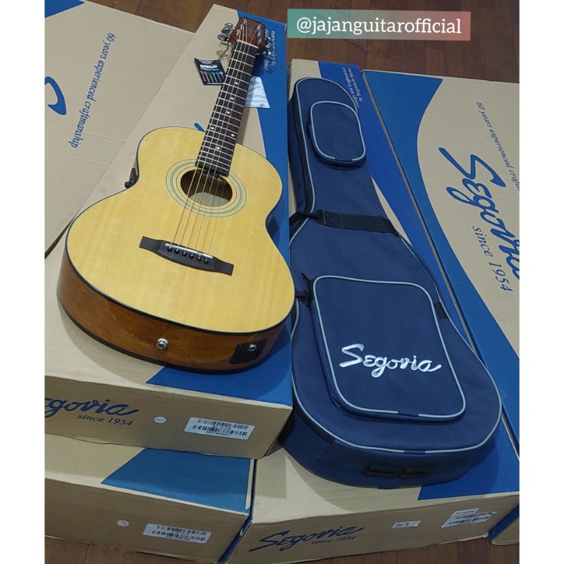 Jual Gitar Akustik Elektrik Original Segovia BF 10 GN 3/4 | Shopee Indonesia