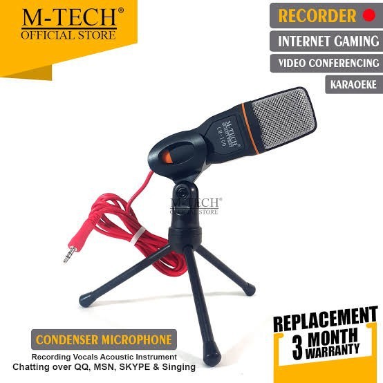 Jual MICROPHONE M-TECH CM-100 / MIC / CONDENSER MIC / YOUTUBER MIC ...