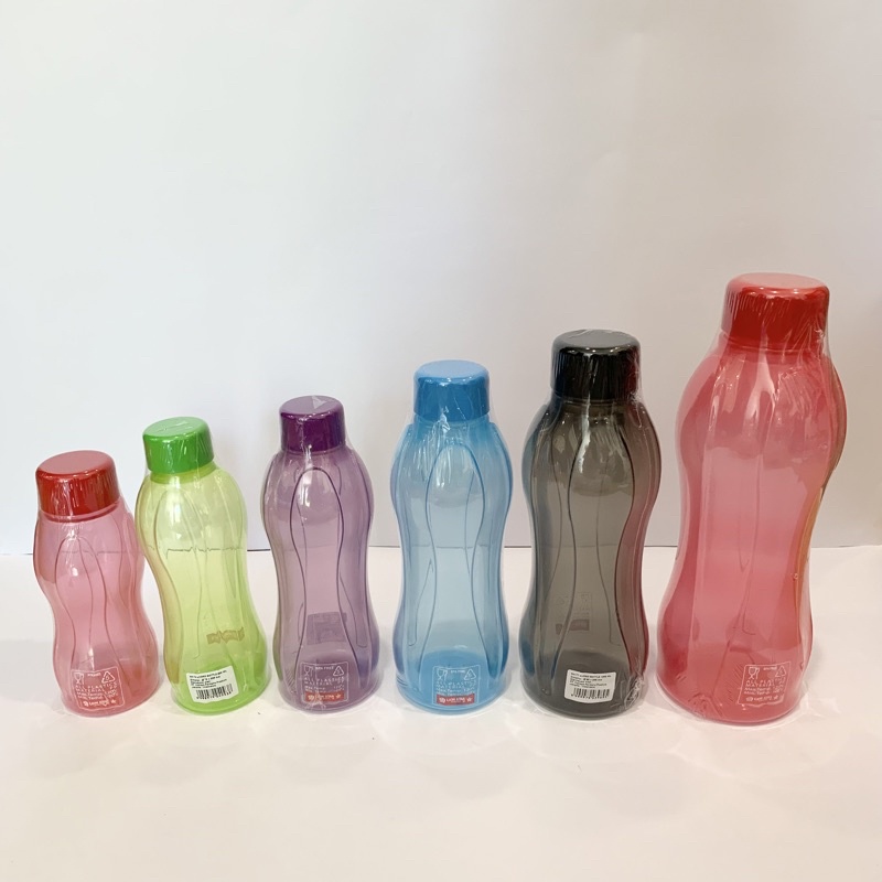 Jual Botol Minum Warna Bening Transparan 400 ml, 500 ml, 600ml, 800ml, 1 liter, 1500ml Hydro ...