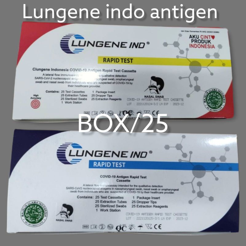 Jual READY LUNGENE BIRU LUNGENE MERAH LUNGENE IND SWAB TES MURAH ALAT ...