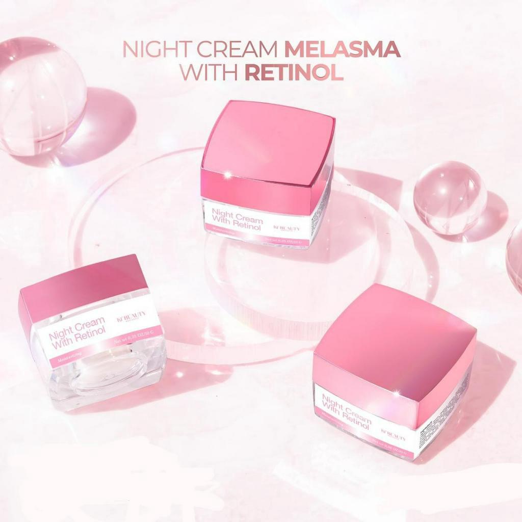 Jual PROMO Night Cream Melasma With Retinol Cream Malam Melasma Cream ...