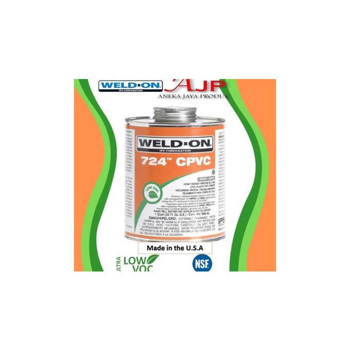 Jual LEM PIPA CPVC - WELD ON 724 UKURAN 473ML | Shopee Indonesia