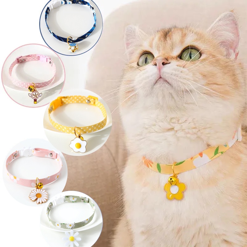 Jual Kerah Kucing Bowknot yang Dapat Disesuaikan dengan Lonceng Kalung Gesper Kerah Kecil Kolar ...