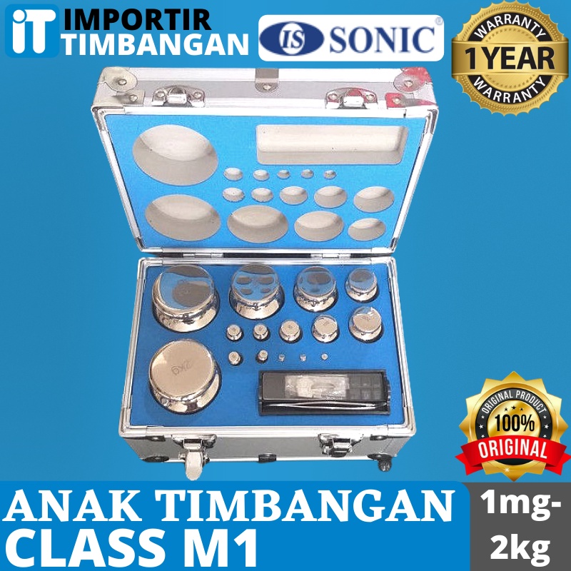 Jual anak timbangan class M1 stainless steel 1mg-2kg. batu kalibrasi New Original Garansi ...