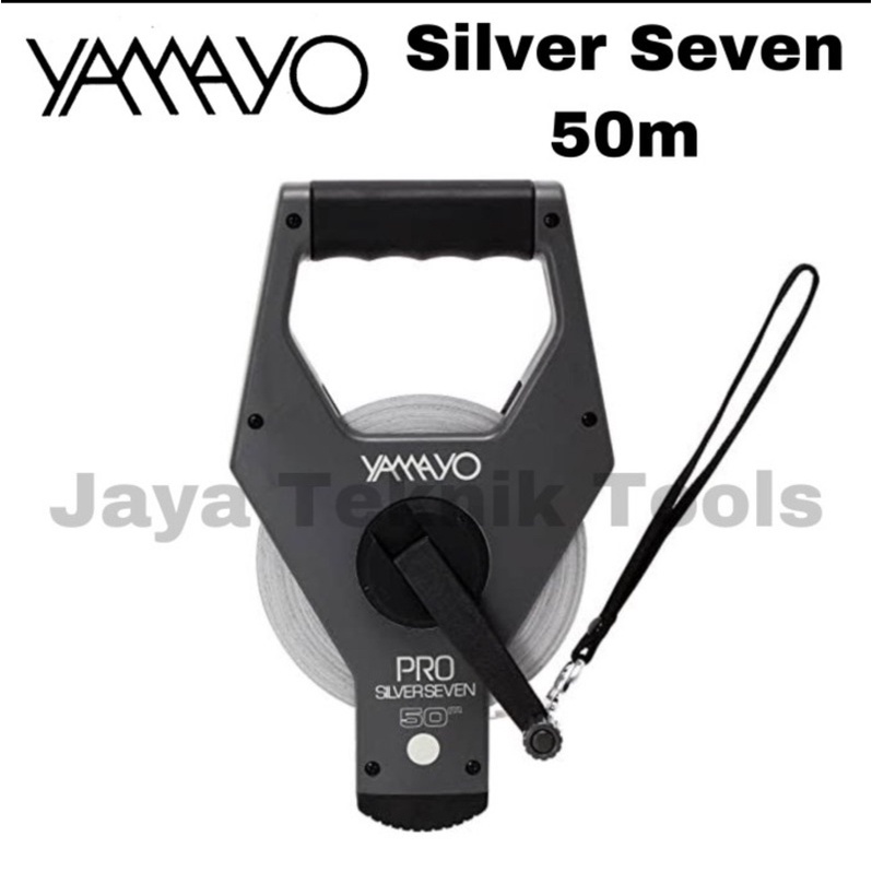 Jual Meteran Tancap Yamayo Silver Seven 50 Meter Steel Baja Besi Roll ...