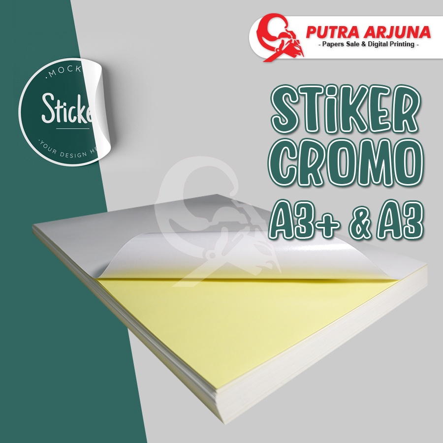 Jual STIKER CROMO GLOSSY, A3 - A3+ | Shopee Indonesia
