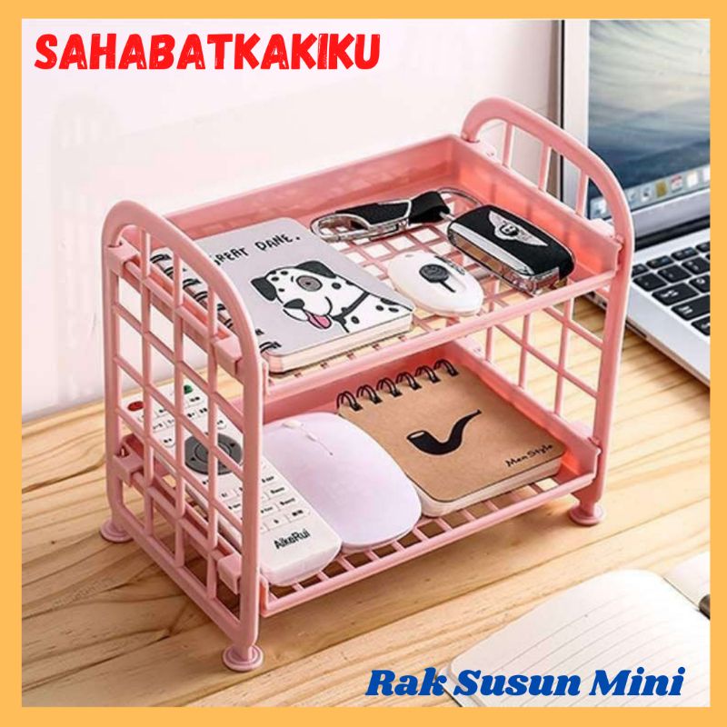 Jual Rak Susun Mini 2 Tingkat / Rak Multifungsi | Shopee Indonesia