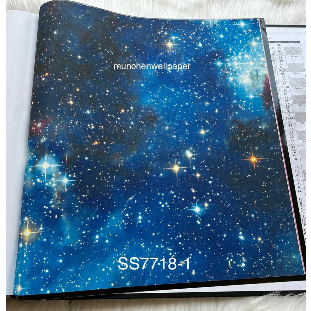 Jual Wallpaper Dinding Anak Planet Luar Angkasa Biru | Shopee Indonesia