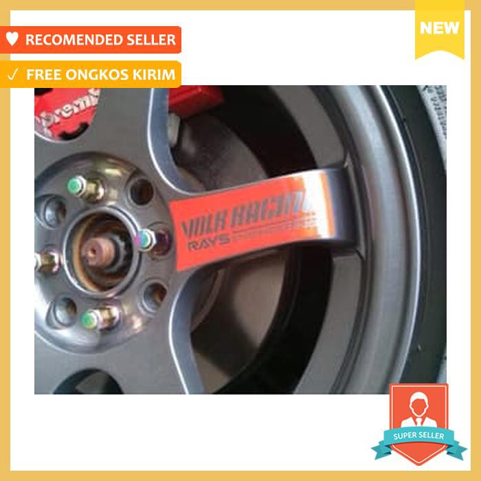 Jual Stiker Velg Mobil Volk Rays Engineering Te37Sl | Shopee Indonesia