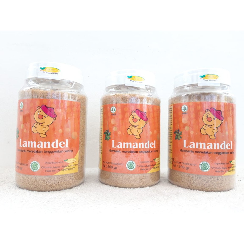 Jual Serbuk LAMANDEL Botol 200Gr - Obat Herbal Alami Bubuk Lamandel ...