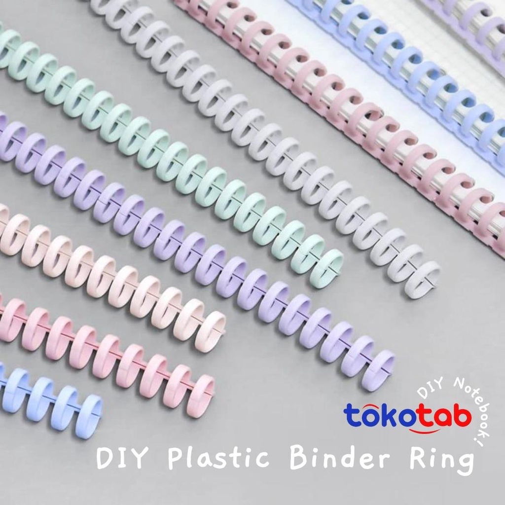 Jual Tokotab - Binder Plastik/ Plastic Binder Binding Strip / Spiral ...