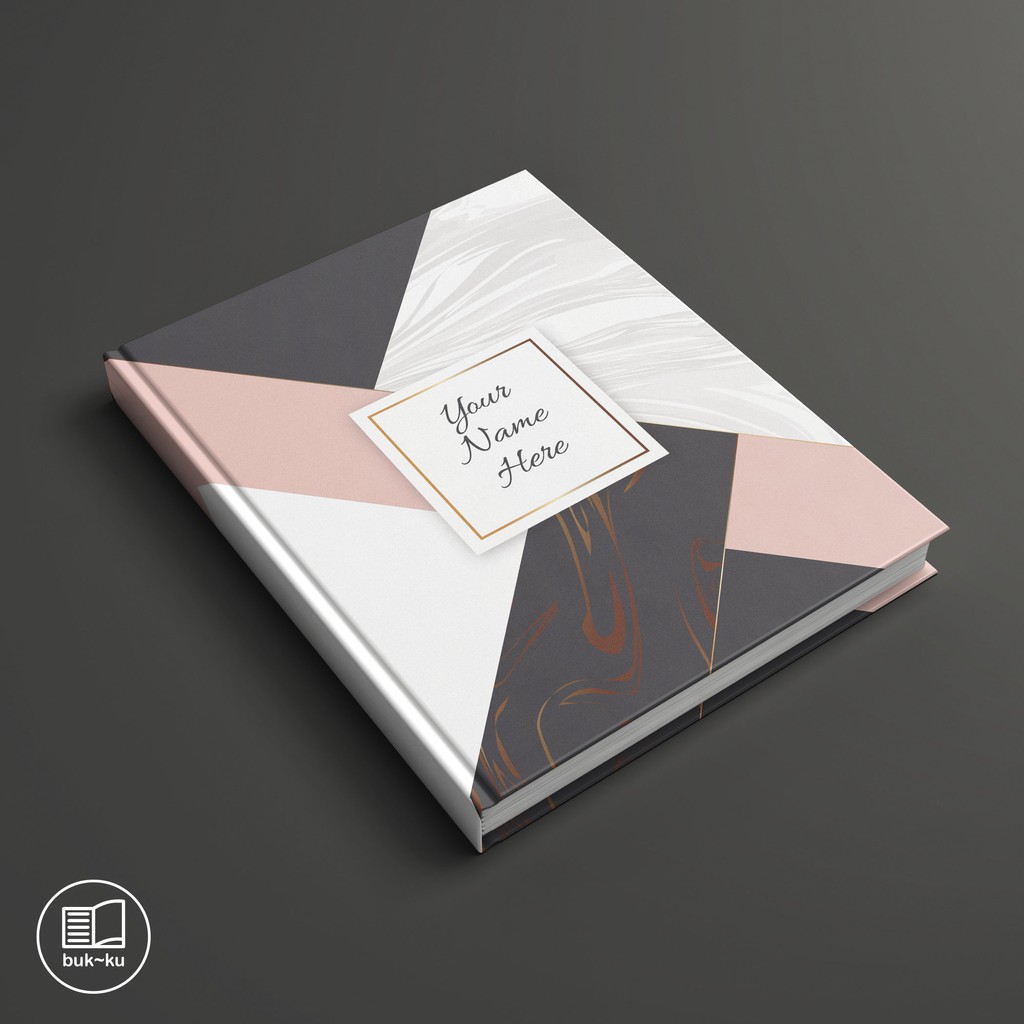 Jual Buku notebook custom marble motif catatan notes sekolah | Shopee ...