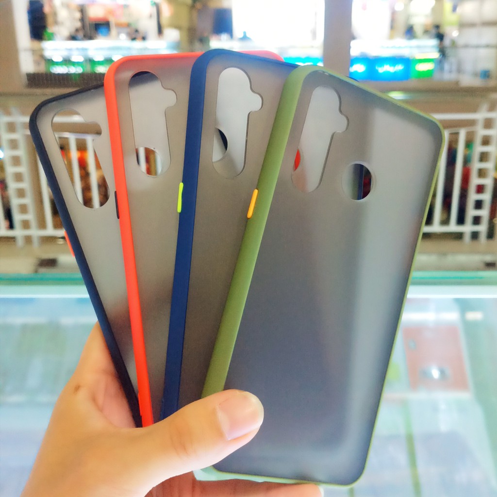 Jual Hybrid Matte Case Realme 5 Pro Case Bumper Candy Matte Frosted | Shopee Indonesia