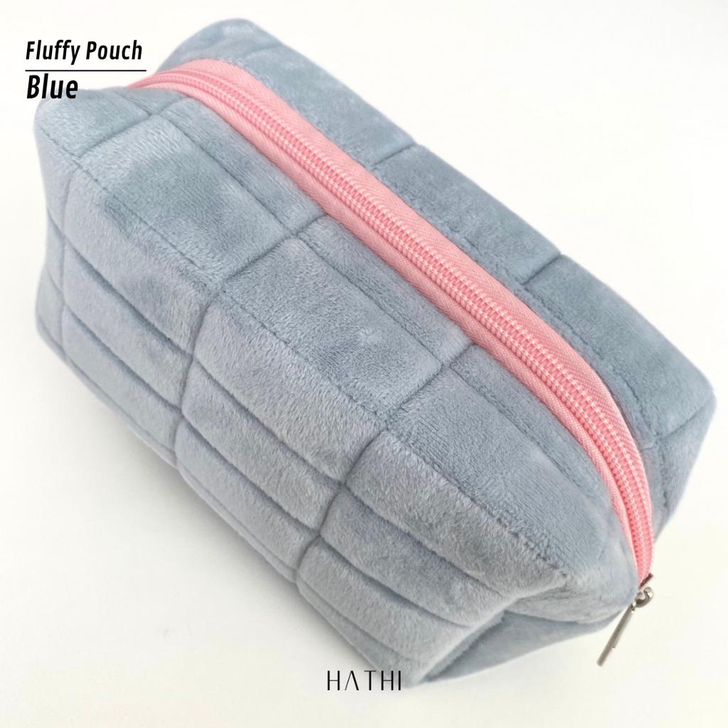 Jual Fluffy Pouch // Pouch Serbaguna // Makeup Pouch // Tempat Pensil ...