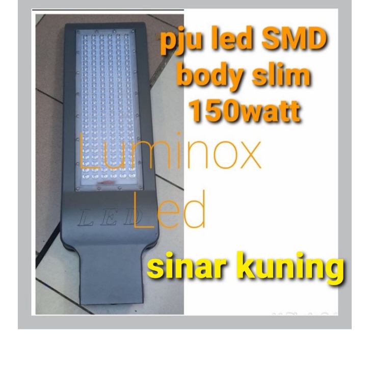 Jual lampu jalan pju led slim 150watt 150w 150 watt street light led 150w outdoor 220volt ...