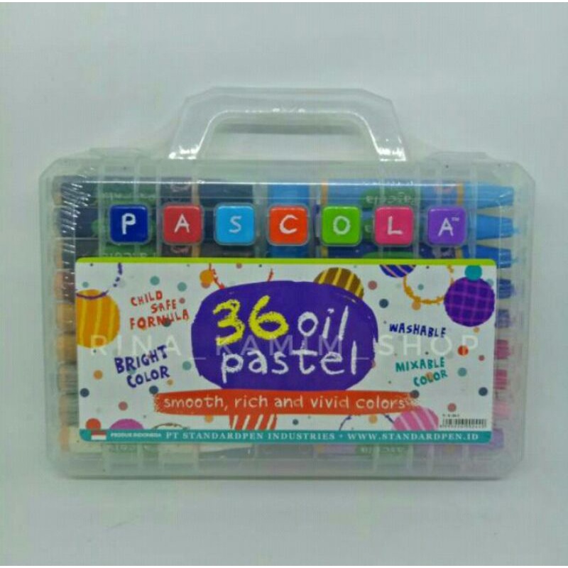 Jual Pascola/crayon Pascola/Oil pastels Pascola 12, 18, 24, 36, 55 dan ...