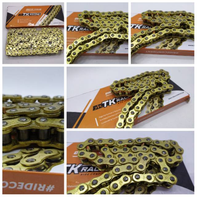 Jual TK Racing Rantai 428 110 120 130 140 150 HS Kualitas Premium Gold ...
