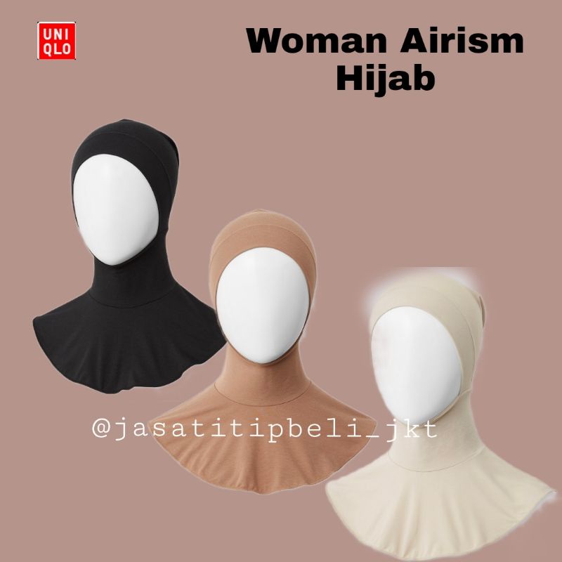 Jual UNIQLO WOMEN AIRISM HANA TAJIMA INNER HIJAB CIPUT UNIQLO | Shopee ...