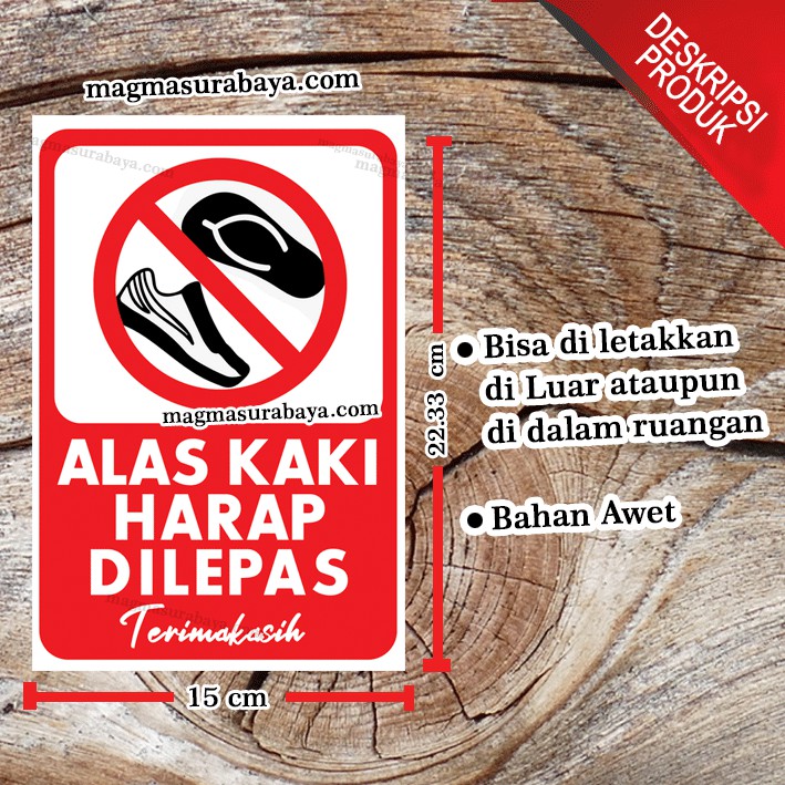 Jual Sticker Alas kaki Harap dilepas - Sandal harap dilepas - sepatu ...