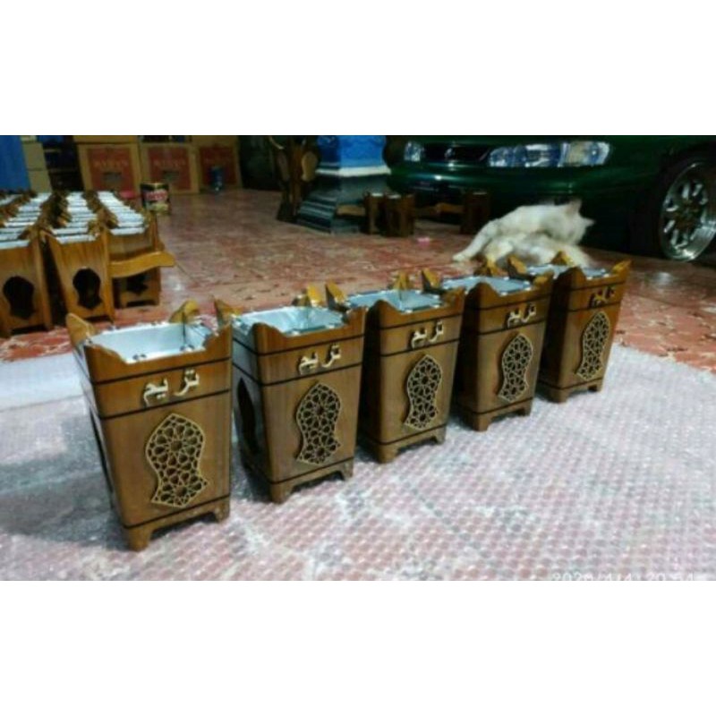 Jual Tempat Bakar Bukhur Perapen Mabkhara Kemenyan Arab bentuk Terompah ...