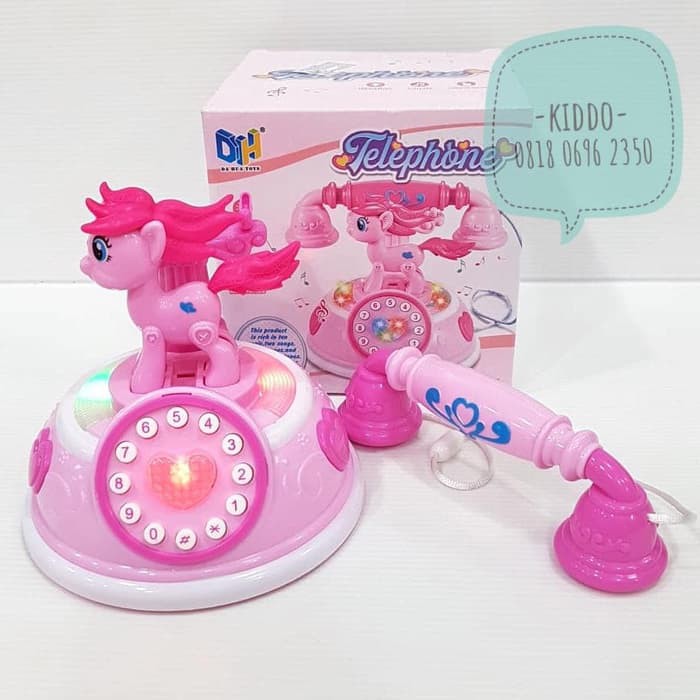 Jual Mainan telepon little pony - telepon putar jaman dulu | Shopee ...