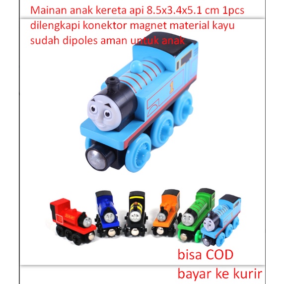 Jual Mainan anak kereta api 8.5x3.4x5.1 cm 1pcs dilengkapi konektor ...