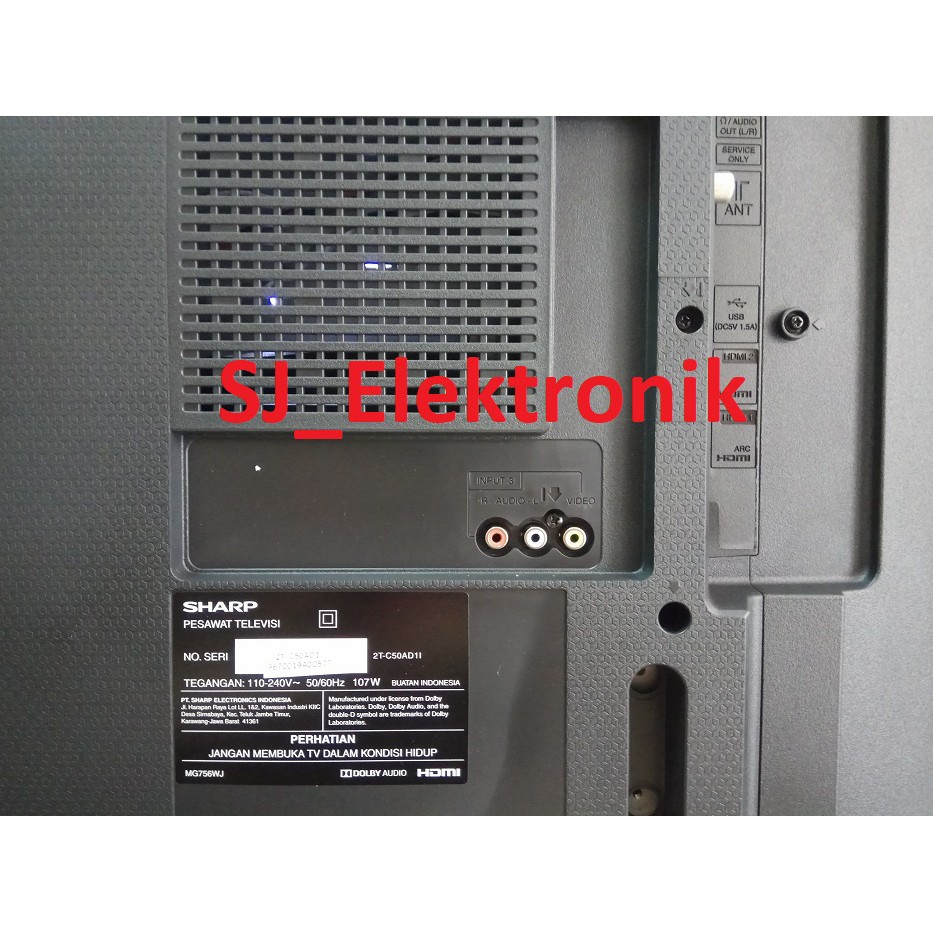 Jual LED TV Sharp 50 Inch 2T-C50AD1I - 50AD1 FullHD DVB-T2 HDMI ...