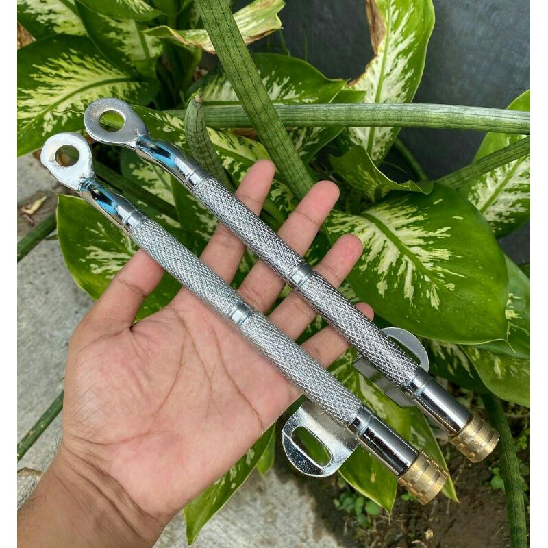 Jual BEGEL CB PANJANG FULL BESI CROM MOTIF behel cb panjang kartel full ...