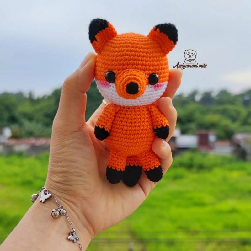 Jual Fox Amigurumi (Boneka Rajut) | Shopee Indonesia