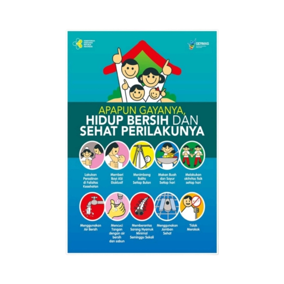 Jual Poster Phbs Perilaku Hidup Bersih Dan Sehat Shopee Indonesia