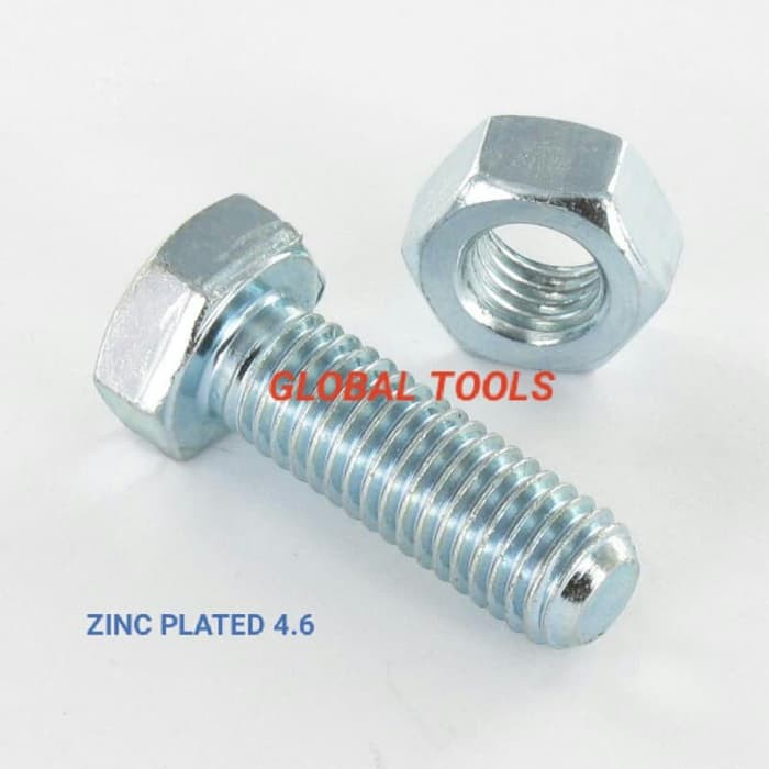 Jual Baut mur kunci 13 m8 x 35 BMP 8 x 35 baut galvanis galvanized no ...