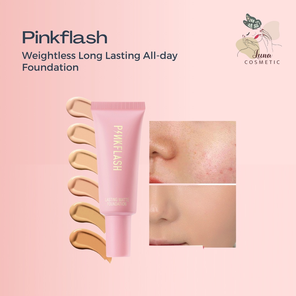 Jual Pinkflash Ohmyself Weightless Long Lasting All Day Tahan Air Matte